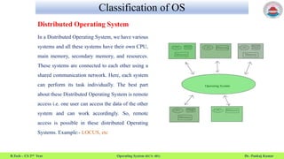 Classification of Operating System | PPTX