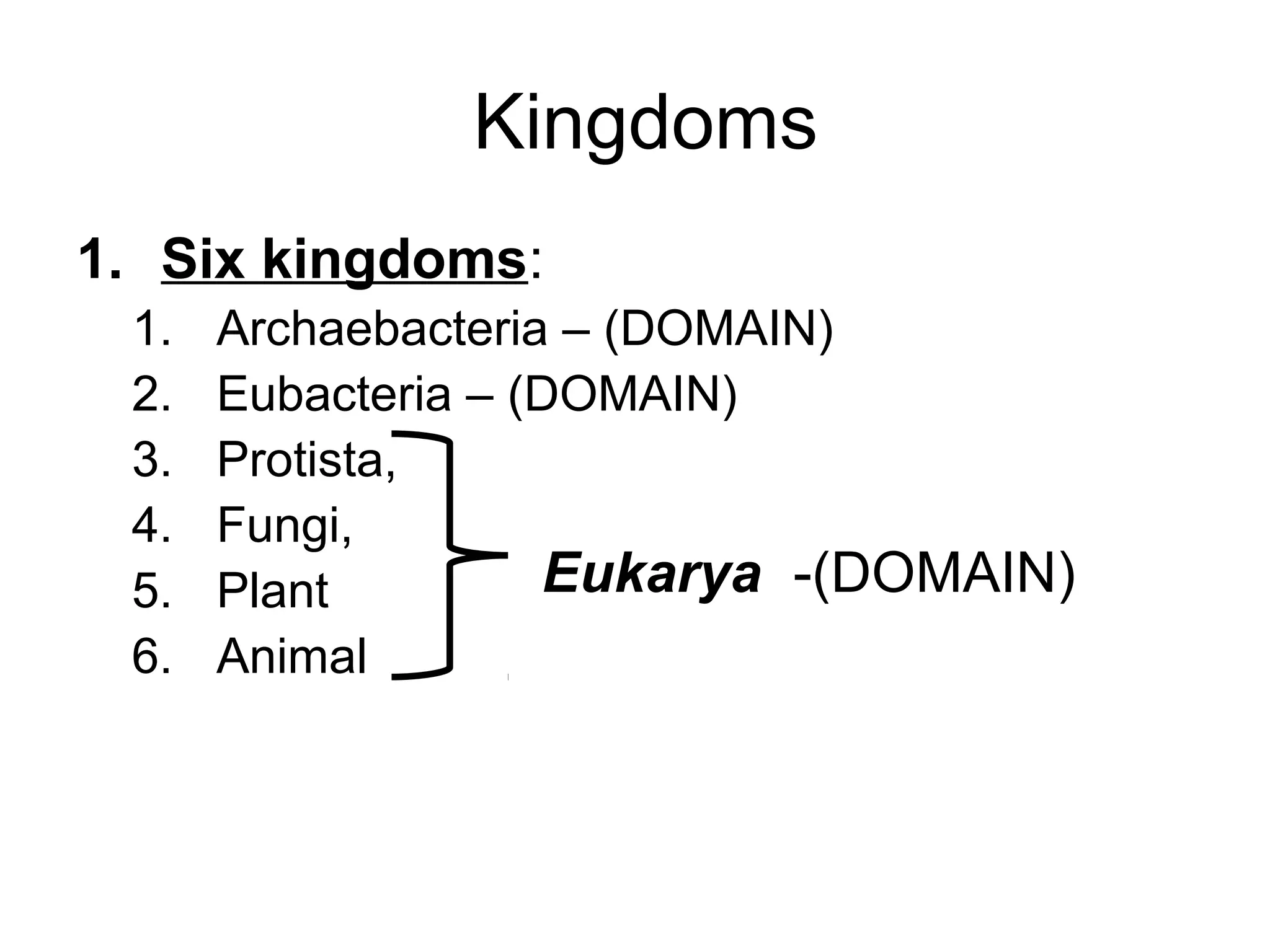 5.07 classification kingdoms | PPT
