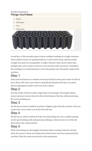 4 Classification of Seeds according to its characteristics | DOCX