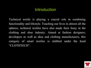 Clothtech Technical Textile | PPT
