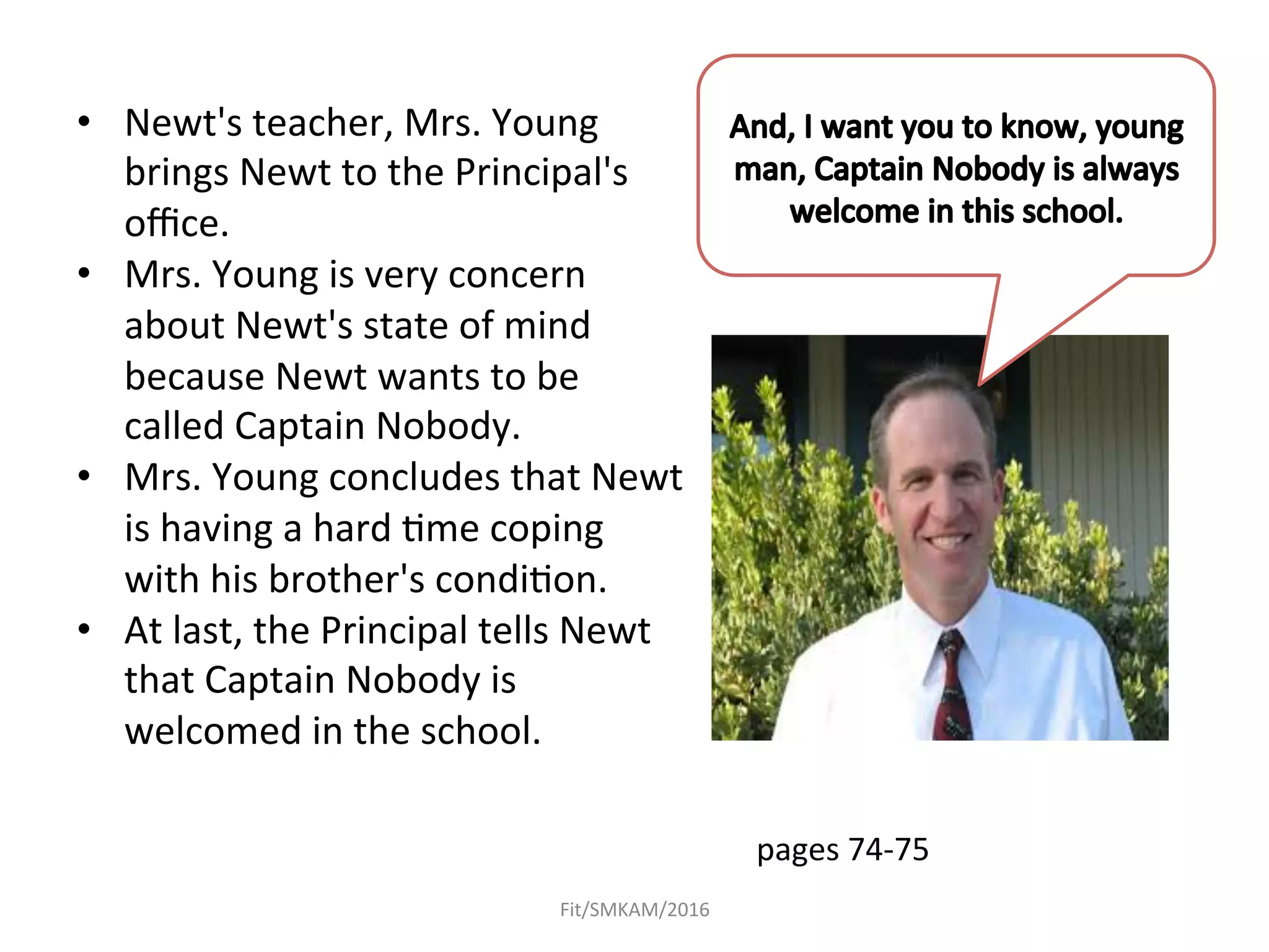 CAPTAIN NOBODY FORM 5 NOVEL chapters 9-10 | PPT