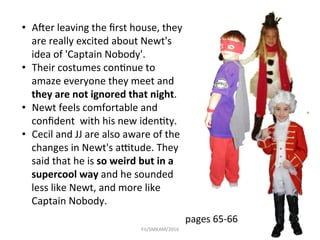 CAPTAIN NOBODY FORM 5 NOVEL chapters 9-10 | PPT