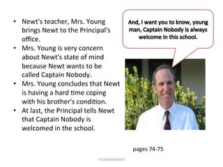 CAPTAIN NOBODY FORM 5 NOVEL chapters 9-10 | PPT