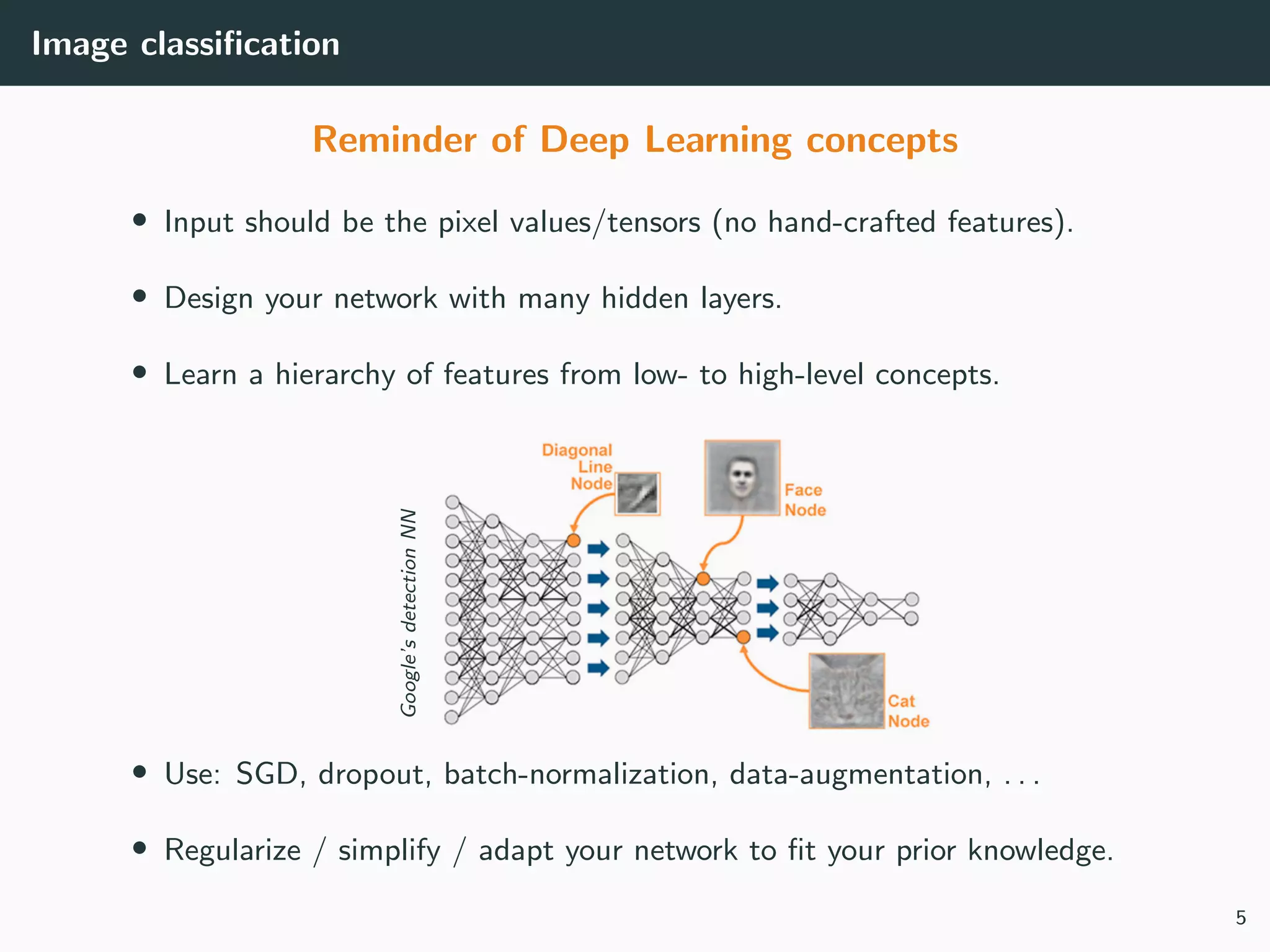 MLIP - Chapter 4 - Image classification and CNNs | PPT