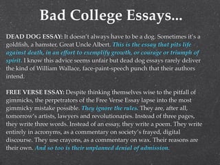 4 college essay | PPT