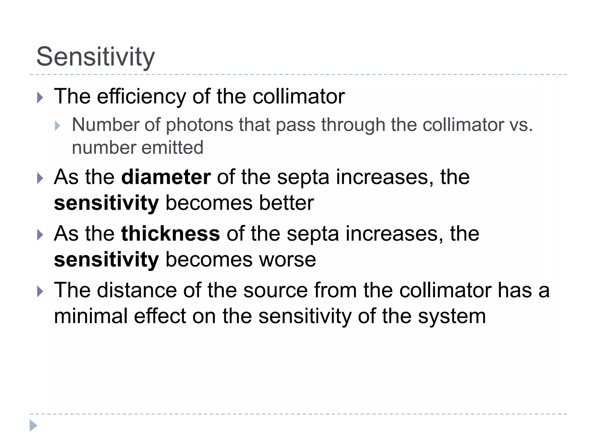 Collimators in nuclear cardiac imaging | PPTX