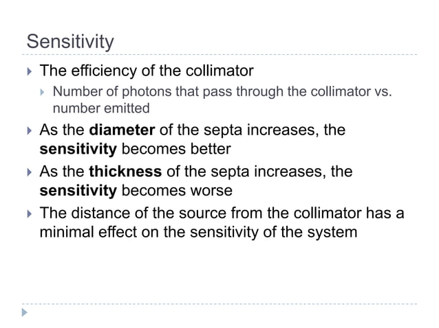 Collimators in nuclear cardiac imaging | PPTX