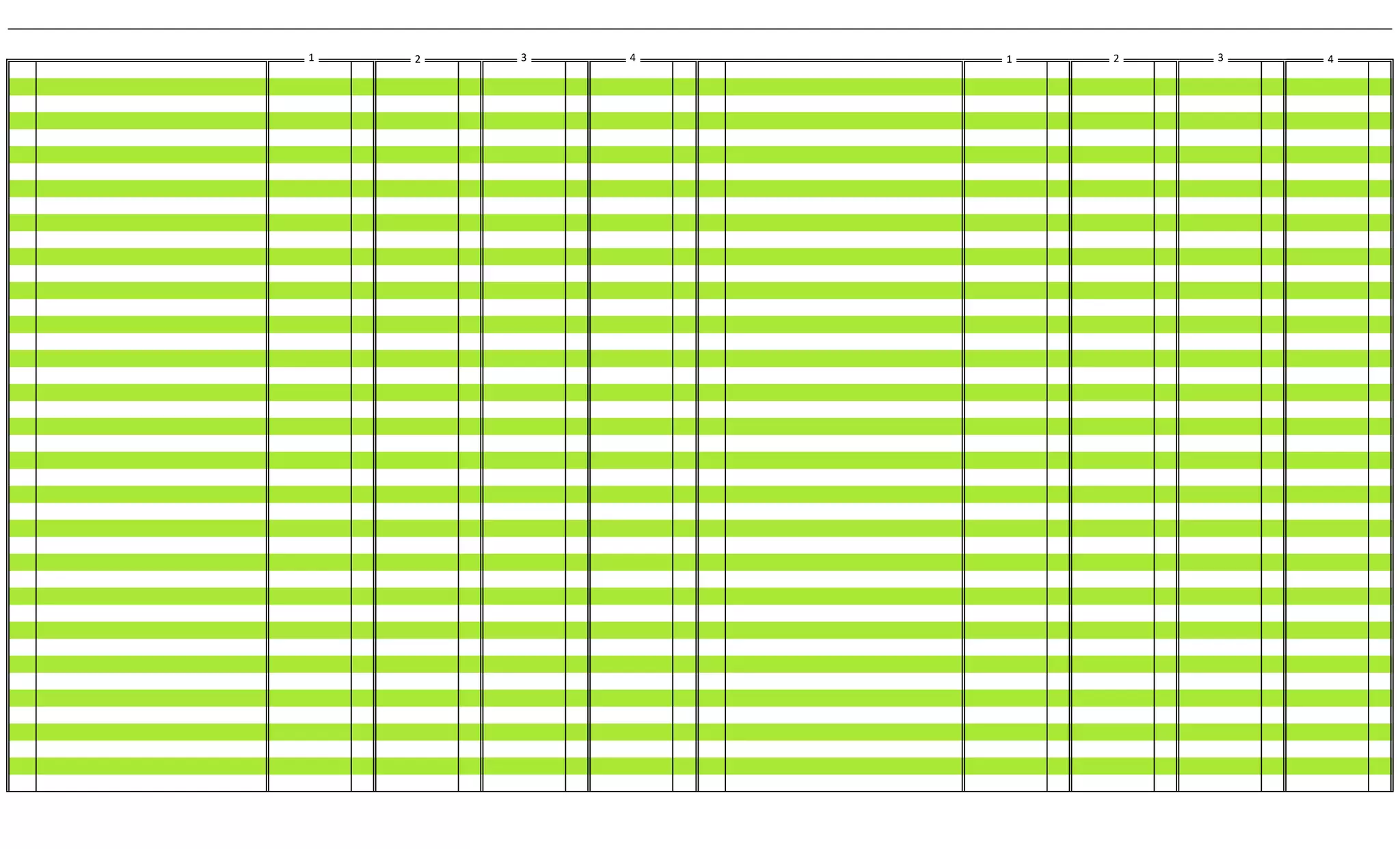 Formato de contabilidad de hoja de 4 columnas en forma de cuenta. | PDF