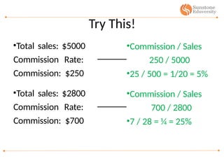 calculationCommissionpaycompensation business problem solving.pptx