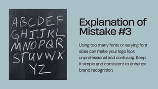 4 Common Mistakes in Logo Design | PPT
