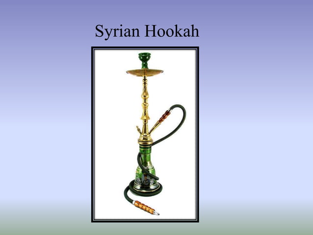 4 common types of hookahs | PPTX