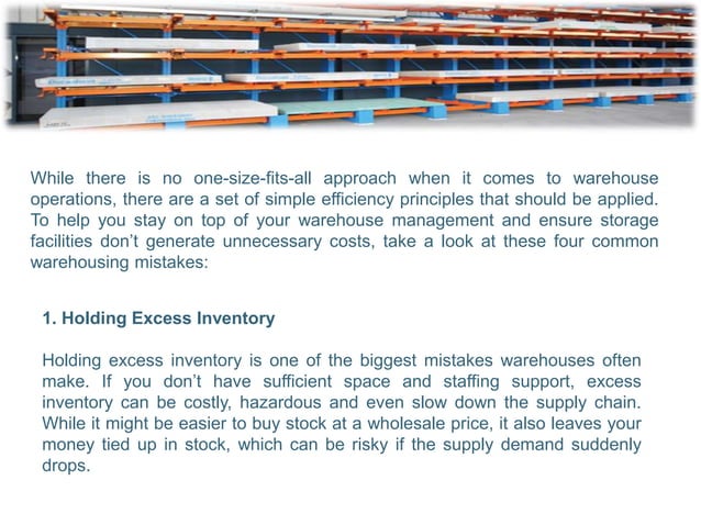 4 common warehouse mistakes and how to avoid them | PPT