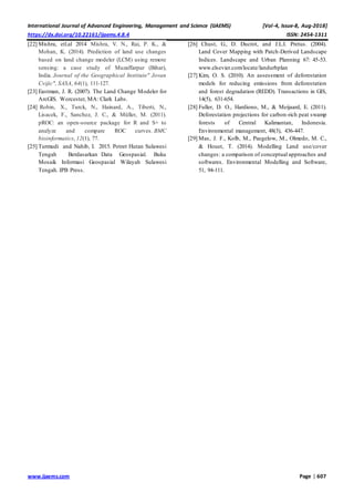 Comparing of Land Change Modeler and Geomod Modeling for the Assessment of Deforestation (Case ...