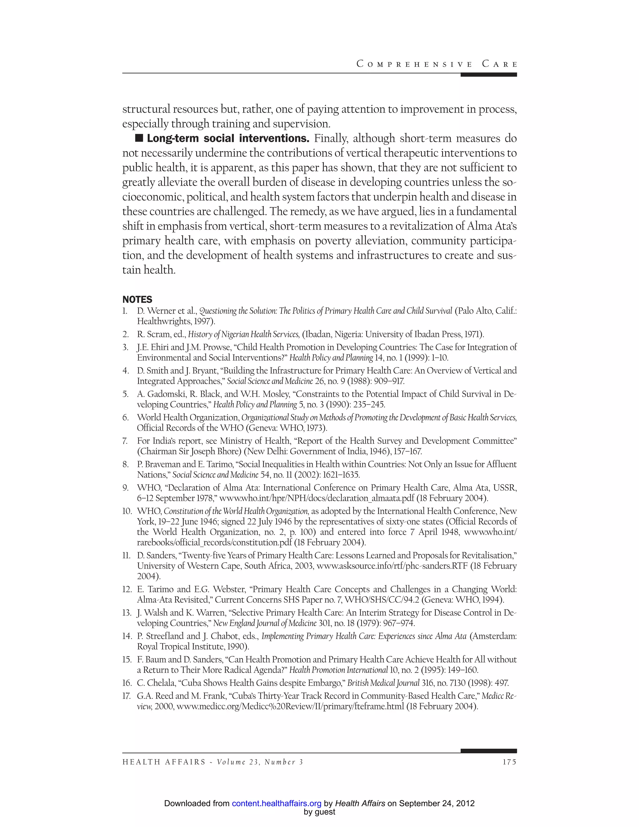 4 comprehensive versus selective lessons | PDF | Infectious Diseases ...