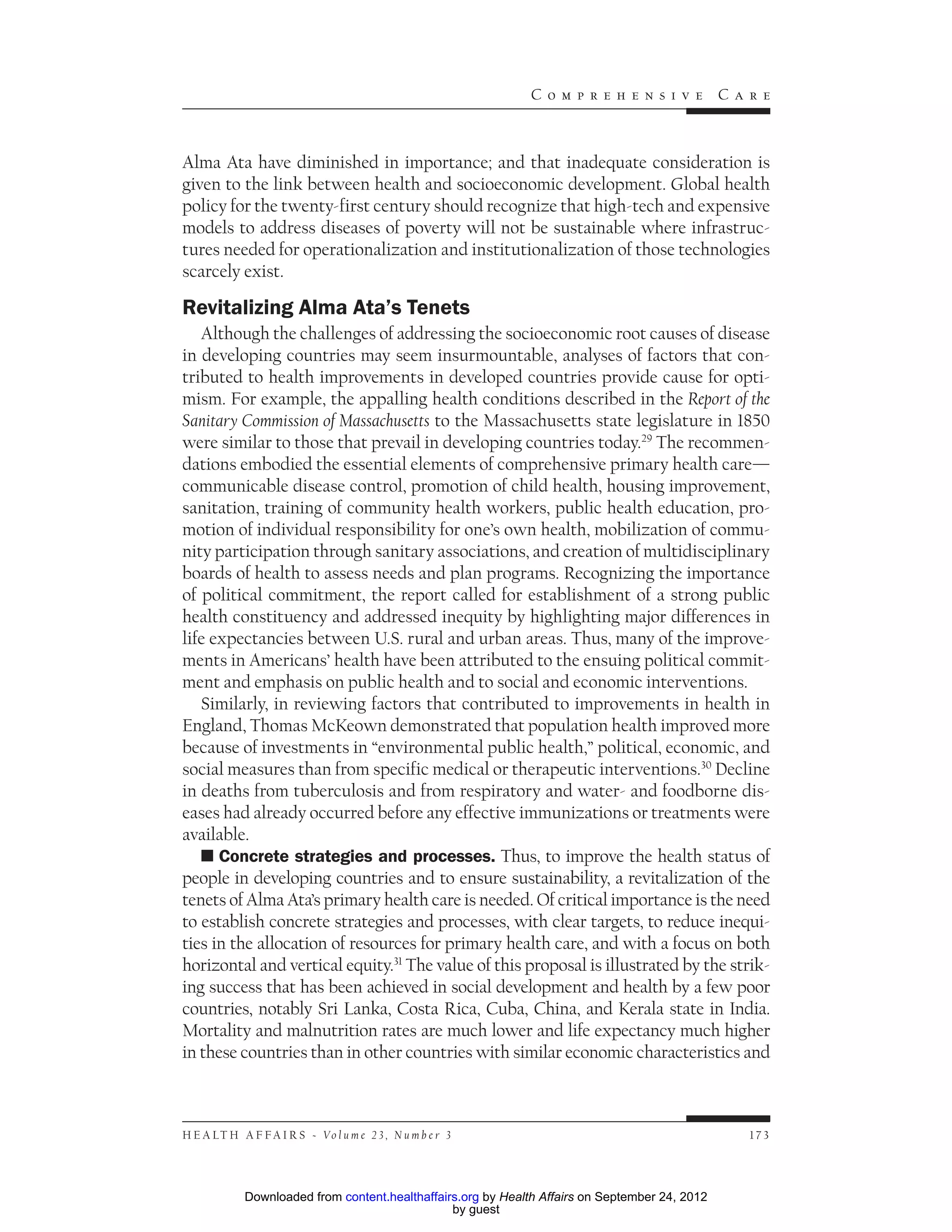 4 comprehensive versus selective lessons | PDF | Infectious Diseases ...