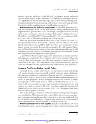 4 comprehensive versus selective lessons | PDF | Infectious Diseases ...