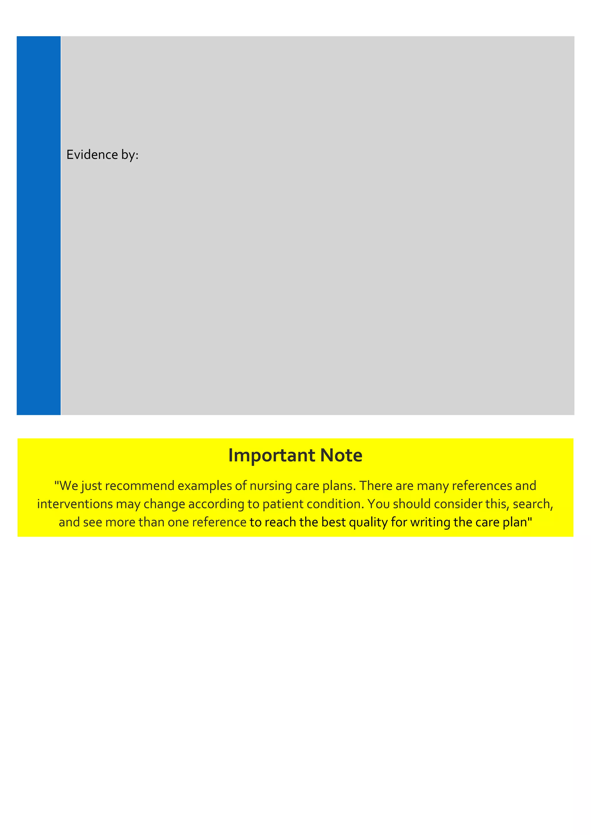 Constipation Nursing Care Plan | PDF