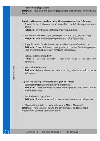 Constipation Nursing Care Plan | PDF