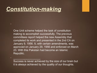 (4)constitution making1947 56 | PPT