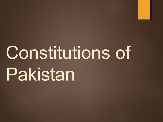 (4)constitution making1947 56 | PPT