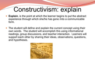 constructivism in the classroom | PPTX