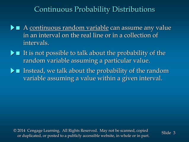 4 continuous probability distributions | PPTX