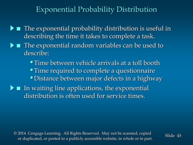 4 continuous probability distributions | PPTX