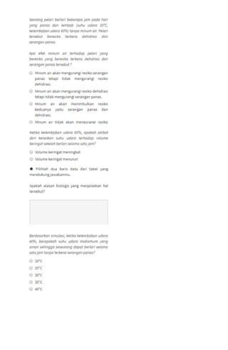 Contoh soal AKM | PDF