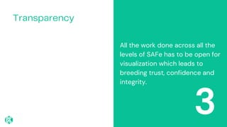 The 4 Core Values of the Scaled Agile Framework (SAFe) | PDF