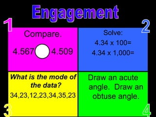 4 corners math | PPT