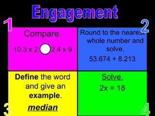 4 corners math | PPT