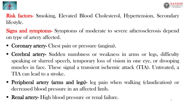 Cardiovascular Pathophysiology- Coronary Atherosclerosis and Arteriosclerosis | PPT