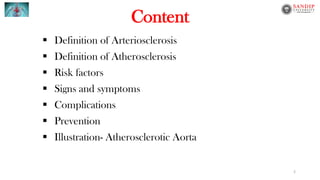 Cardiovascular Pathophysiology- Coronary Atherosclerosis and ...