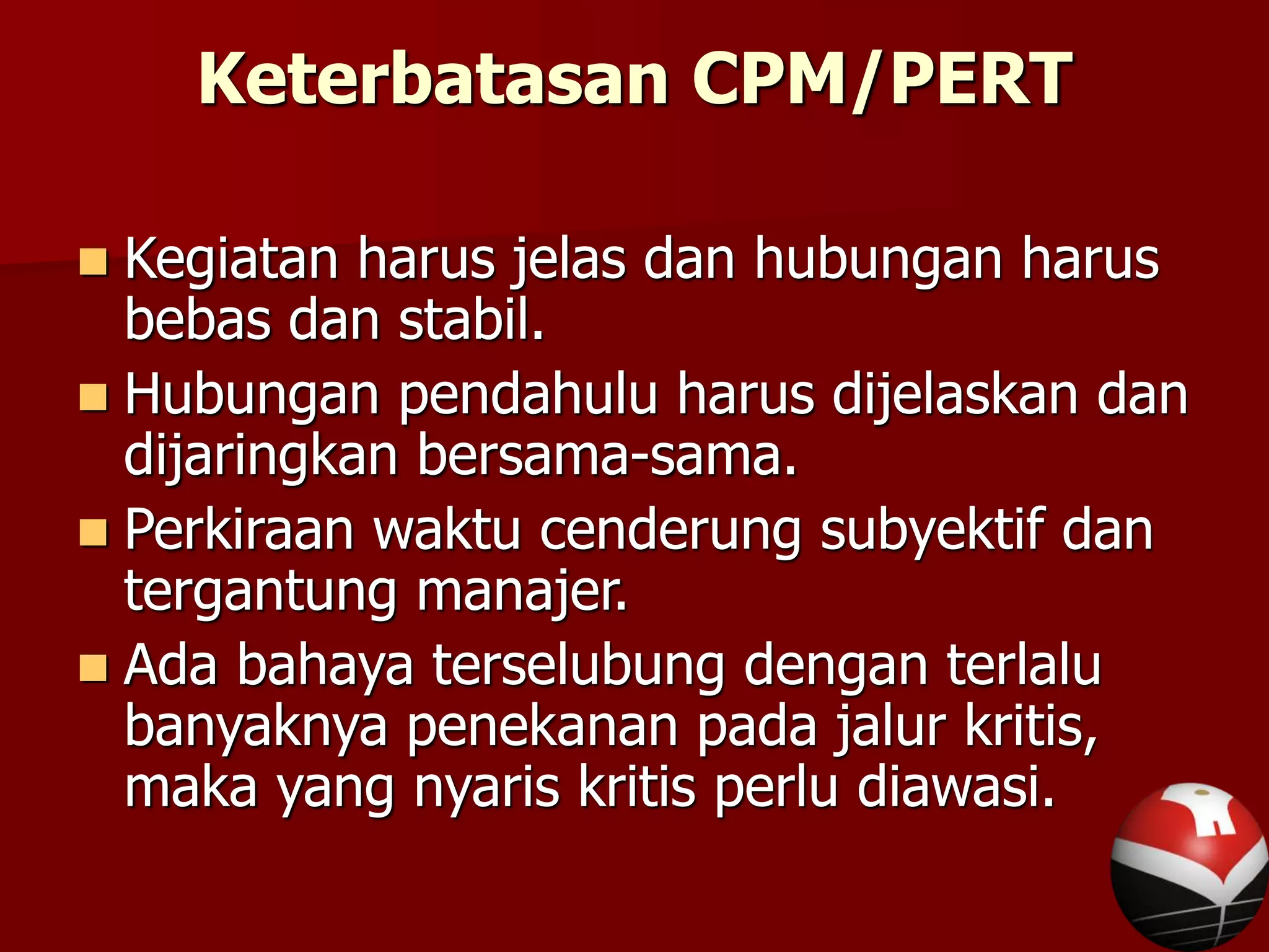 CPM DAN PERT | PPT