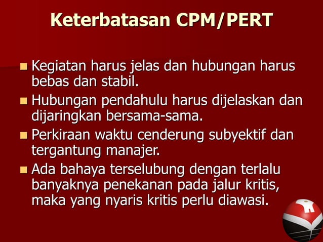 CPM DAN PERT | PPT