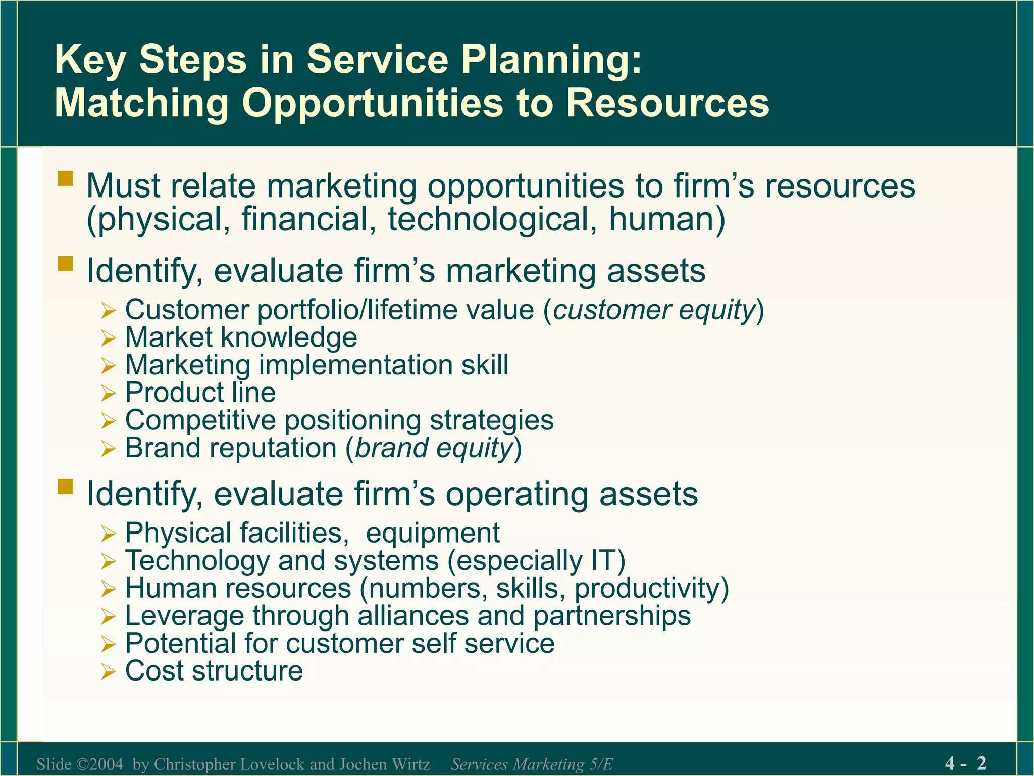 4 creating the service product.ppt