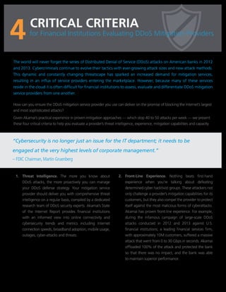4 critical criteria DDos | PDF | Internet | Computing