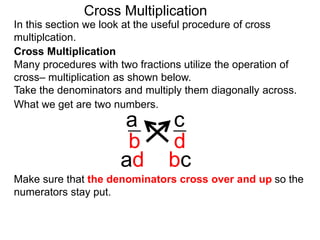 4 cross multiplication | PPTX