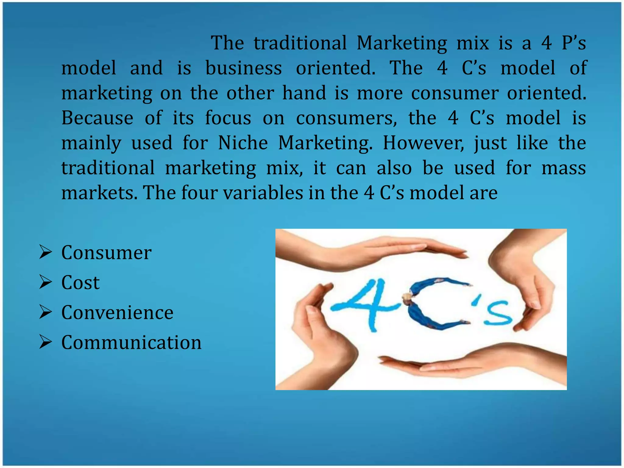 Kotler 4c's | PPTX