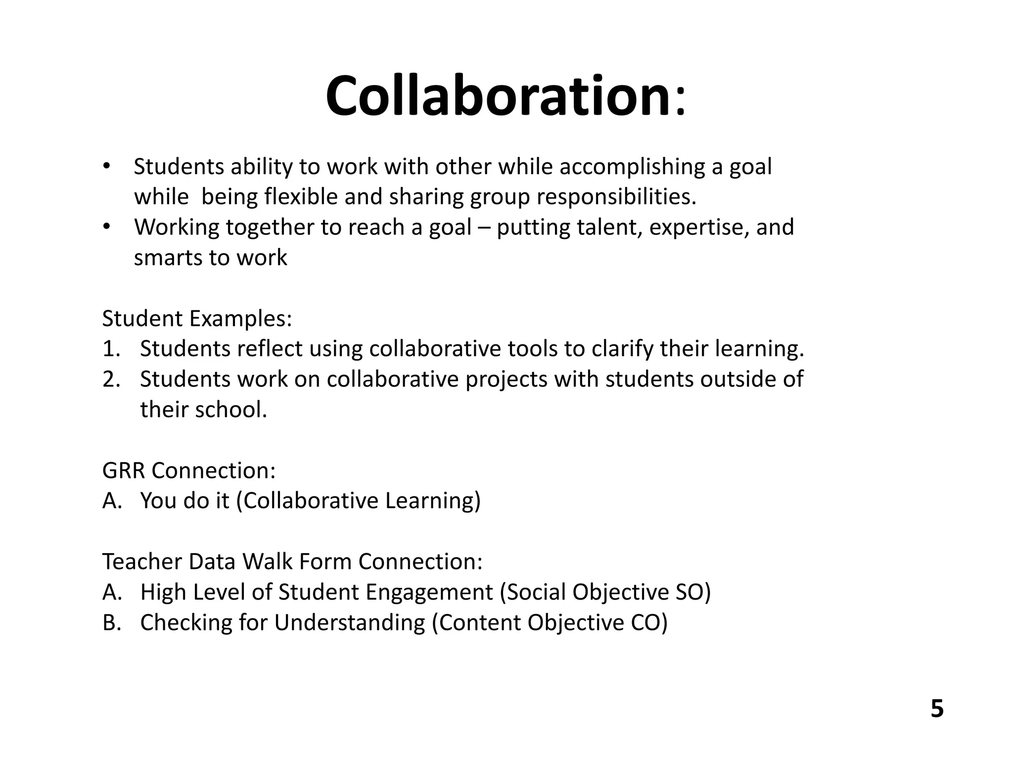 Education _ The 4 C's with GRR connection | PDF