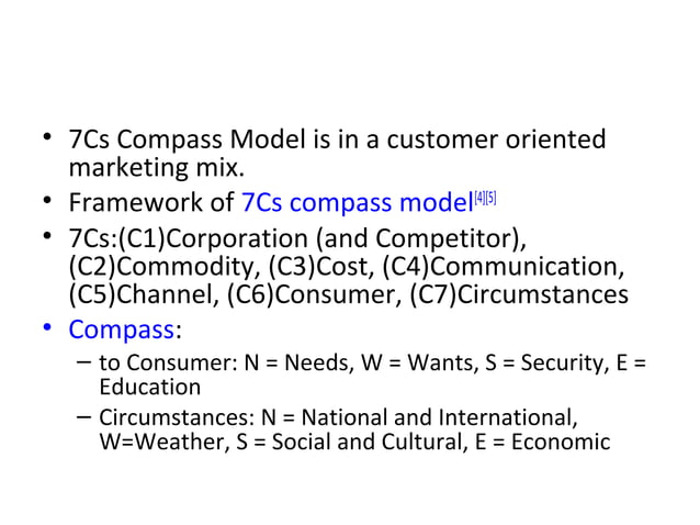 4c's & 7c's of marketing | PPT