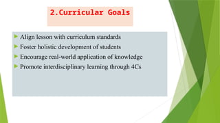 4cs lesson plan designed by tawheed parvaiz bhat | PPTX