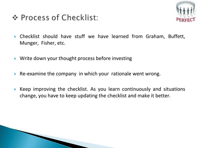 4 C's of Investment Process - Cloning, Checklist, Capital Allocation ...