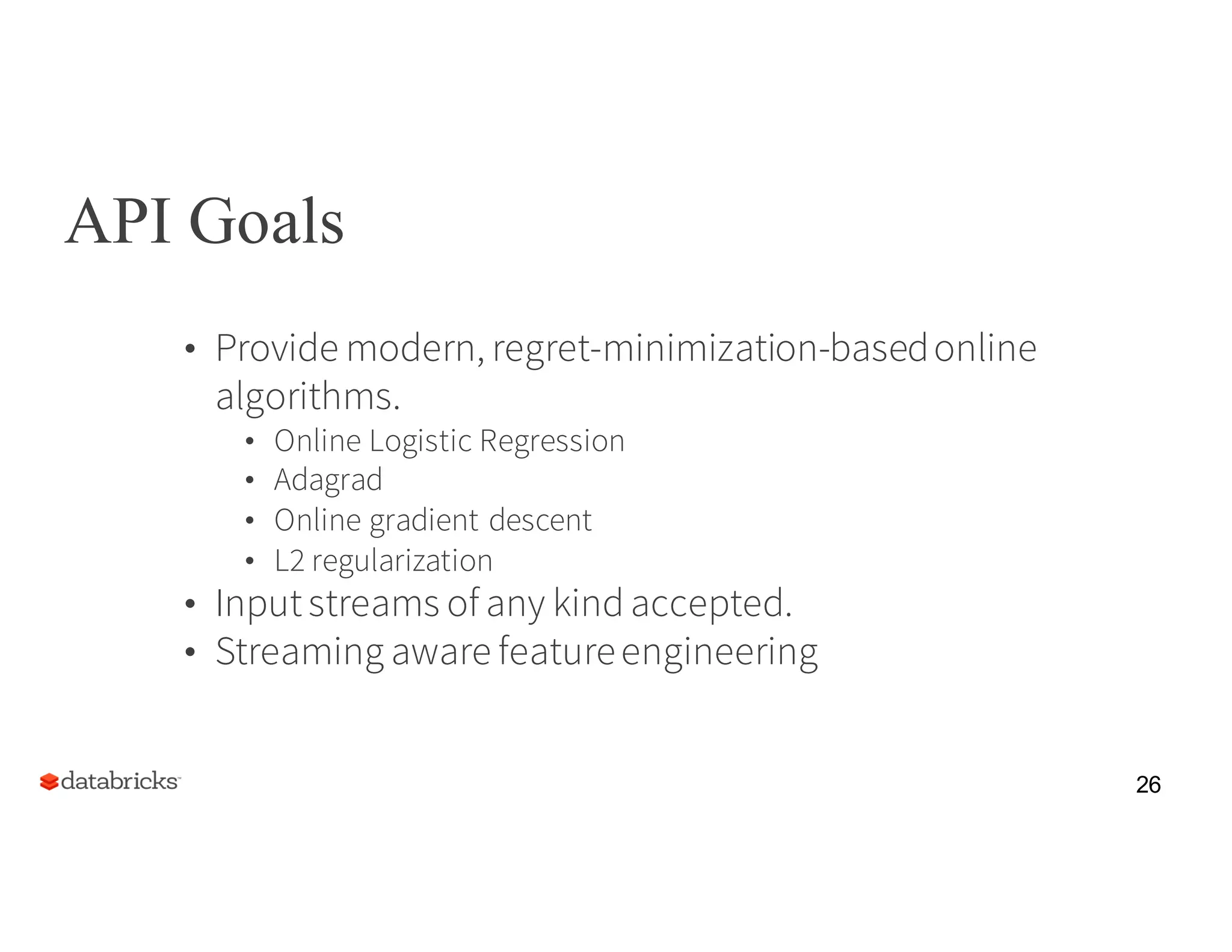 Spark Summit EU talk by Ram Sriharsha and Vlad Feinberg | PPT