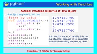 4 cs xii_python_functions _ properties of data object | PPT