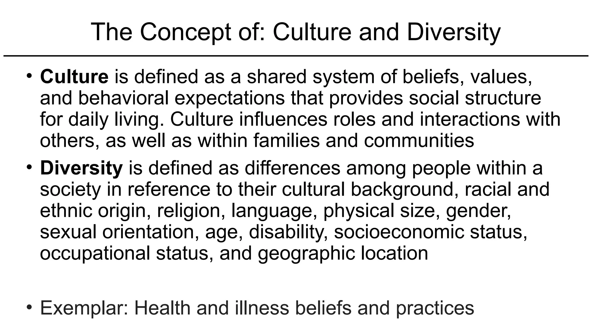Culture Diversity-Health_Illness_Wellness | PPTX
