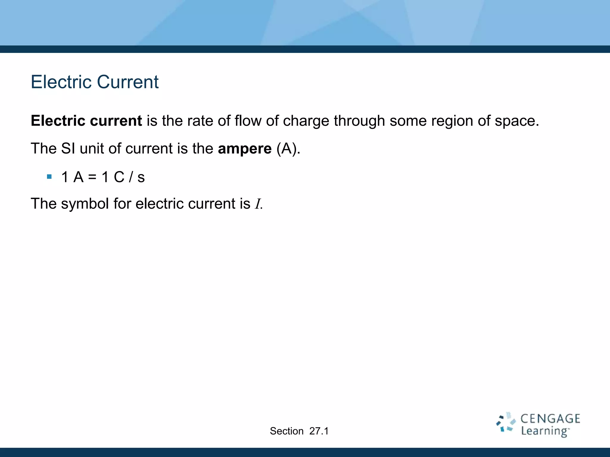4 current and resistance | PPT
