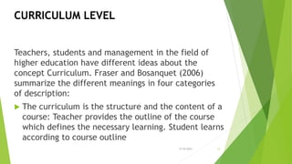 4 CURRICULUM MODELS,STAGES AND LEVELS.pptx | Educational Assessment ...