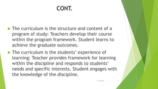 4 CURRICULUM MODELS,STAGES AND LEVELS.pptx | Educational Assessment ...