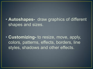 customizing shapes and other objects | PPT